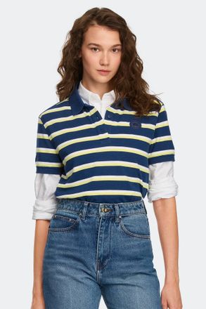 Canada Goose Almira Poloshirt mit Streifen Tonal Disc