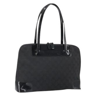 Gucci Sac &agrave; main en toile Pre-owned - Femme - Pre-owned - Noir - Taille: ONE Size