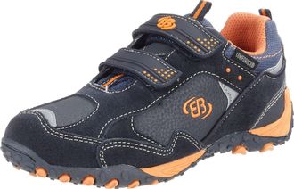 Brütting Leopold V 521006, Jungen Sneaker, blau, (marine-orange-silber ), EU 31
