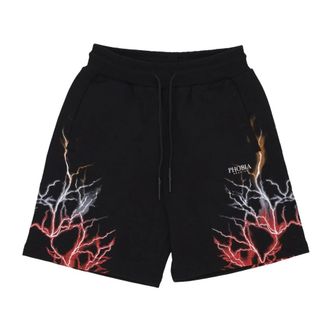 Phobia Archive Lightning Shorts - - Shorts - Herren - Schwarzk - XS