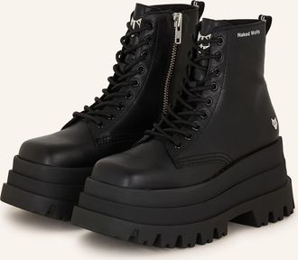 Naked Wolfe Naked Wolfe Plateau-Boots Sloane schwarz