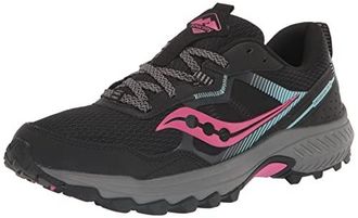 Saucony Baskets Excursion Tr16 pour femme, Noir/fuchsia, 40 EU