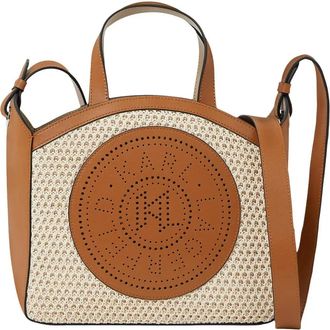 Karl Lagerfeld Shopper - SMALL K/CIRCLE RAFFIA MESH Handtasche - Gr. unisize - in Braun - f&uuml;r Damen