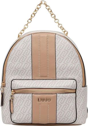 Liu Jo Femme, Sacs, Multicolore, Taille: ONE Size Sac &agrave; dos avec d&eacute;tail de cha&icirc;ne