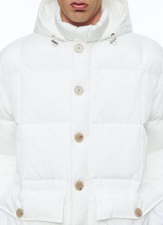 Fursac Doudoune &agrave; capuche en toile d&eacute;perlante - Taille XXL - Homme