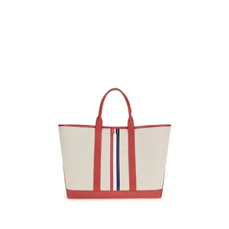 Thom Browne Striped Canvas Tote Bag - Multicolor