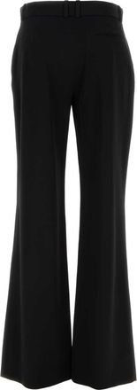 The Row Womens Black Wool Coleman Pant Exterior: Pantaloni Trousers