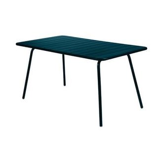 Fermob Table rectangulaire Luxembourg - Bleu - Aluminium laqué - Designer Frédéric Sofia