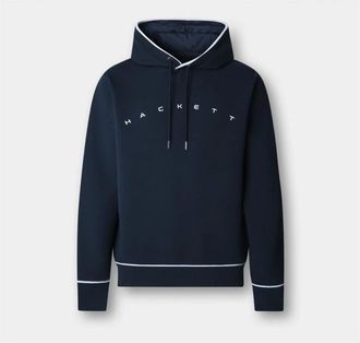Hackett Homme, Sweatshirts et sweats &agrave; capuche, Bleu, Taille: XL Sport Club Hooded Sweat