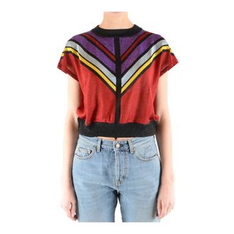Philosophy di Lorenzo Serafini Multicolor Acetat T-shirt Made in IT - - Knitwear - Damen - Mehrfarbig - L