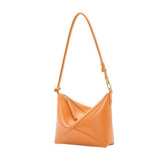 Loewe Puzzle Fold pouch en cuir de veau nappa brillant