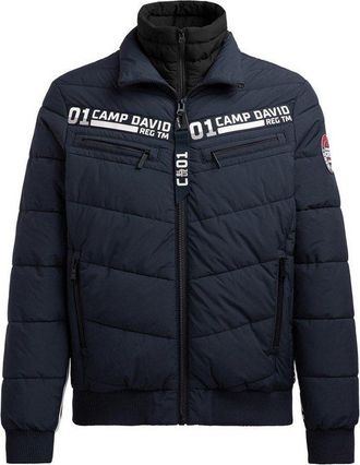 Camp David Winterjacke mit Rei&szlig;verschluss an den Einschubtaschen