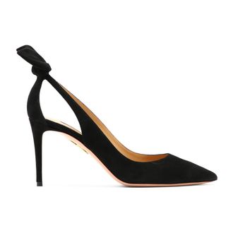 Aquazzura Bow Tie Pump 85 - - Shoes - Damen - Schwarzk - 40 EU