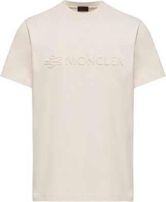Moncler T-shirt avec marque en &eacute;ponge en coton