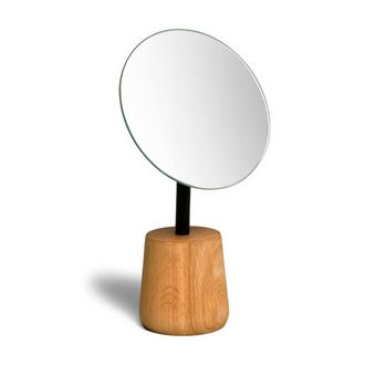 Möve Oak Spiegel aus Eichenholz, Wood, Ø 8 x 26 cm