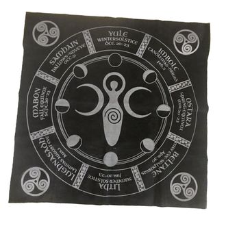 Aboofan Tarot Tischdecke Aus Flusenmaterial Professionelles Brettspielmuster Leichtes Altartuch F&uuml;r Zuhause Und Outdoor