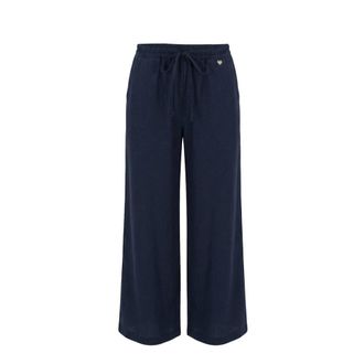 Am&eacute;lie & Am&eacute;lie Iza Weite Hose - - Trousers - Damen - Blau - 2XL
