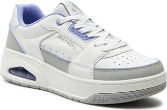 Skechers Femme Uno Court Courted Style Basket, Lavande Blanche, 35 EU