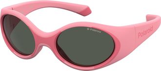 Polaroid KIDS Unisex Adults PLD 8037/S Sunglasses, Pink, 43