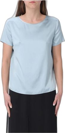 Emporio Armani Seidenbluse - - Blouses & Shirts - Damen - Blau - S