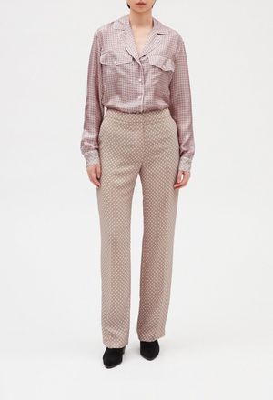 Claudie Pierlot Seidenhemd, puderrosa