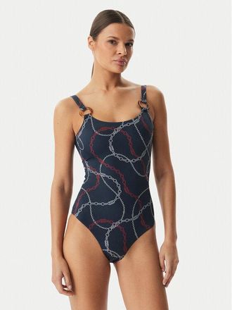 Tommy Hilfiger Badeanzug UW0UW06481 Dunkelblau