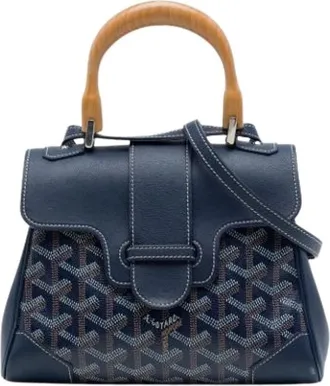 Goyard Pre-owned Mini Goyardine Saigon - Femme - Pre-owned - Bleu - Taille: ONE Size