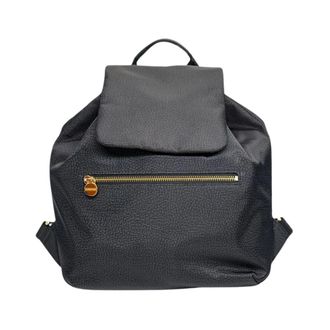 Borbonese Medium Rucksack - - Bags - Damen - Schwarzk - ONE SIZE