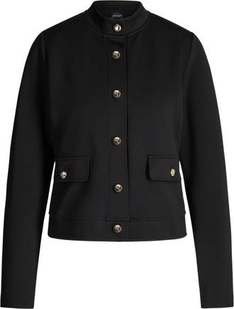 Joop Femme, Vestes, Noir, Taille: 40 FR Veste Sportive avec D&eacute;tails Dor&eacute;s