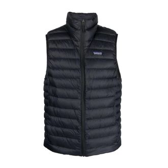 Patagonia Homme, Vestes, Noir, Taille: XL Gilet Sans Manches Rembourr&eacute; Noir