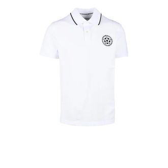 Dirk Bikkembergs Homme, Tops, Blanc, Taille: S Polo