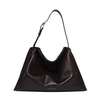 Orciani Trinity Shoulder Bag - Femme - Sacs - Brun - Taille: ONE Size