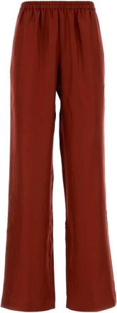 Loulou Studio Femme, Pantalons, Rouge, Taille: 42 FR Alera Palazzo Pant