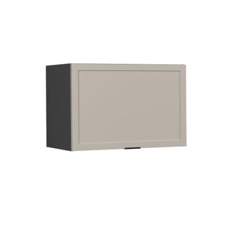Vicco H&auml;ngeschrank Fame-Line, h&auml;ngender K&uuml;chenschrank, GrauBeige, 60 cm Flach