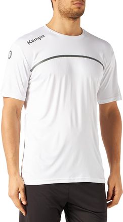 Kempa Herren T-Shirt Emotion 2.0 T-Shirt, Wei&szlig;/Anthra, L, 200318405