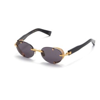 Balmain unisex, Accessoires, Jaune, Taille: 53 MM Monsieur Lunettes de soleil