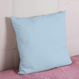 Pizuna Luxuri&ouml;ser Soft-Satin 2er Pack Kissenbezug 80x80 cm Himmel Blau, 800 Fadenzahl Baumwolle Quadratisch Kissenbez&uuml;ge, 100% Langstapel Baumwolle Nur Kisse