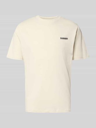 Napapijri T-Shirt mit Logo und Rundhalsausschnitt