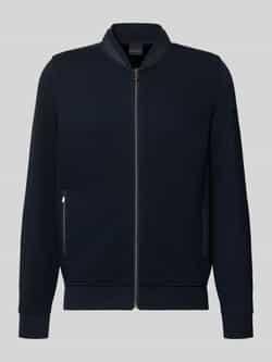 Bugatti Sweatjacke mit Rei&szlig;verschluss