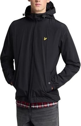 Lyle & Scott Homme Zip &Agrave; Travers La Veste &Agrave; Capuche, Jet Black, XXL