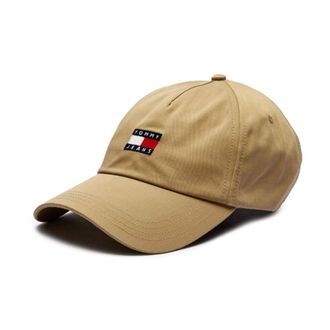 Tommy Jeans Homme, Accessoires, Beige, Taille: ONE Size Casquette de baseball Heritage Logo