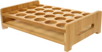 BESTOYARD Schnapsglashalter Aus Holz Tassentablett Für Schnapsgläser Schnapsglas-Organizer Barzubehör Schnapsglas-präsentationshalter Gläserbecherhalter Schnaps