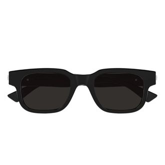 Bottega Veneta Klassische quadratische Sonnenbrille - - Accessories - Herren - Schwarzk - 49 MM