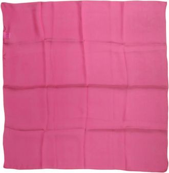 Dolce & Gabbana Foulard Carr&eacute; en Soie Dolce & Gabbana - Homme - Accessoires - Rose - Taille: ONE Size
