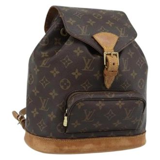 Louis Vuitton Pre-owned Montsouris MM Rucksack - - Pre-owned - Damen - Braun - ONE SIZE