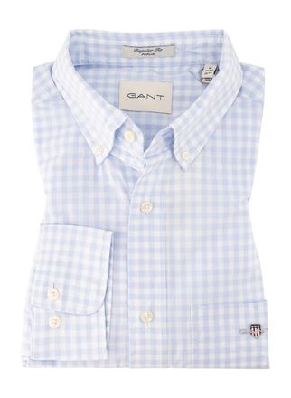 GANT Herren Hemd blau Baumwolle