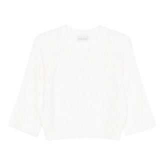 Forte_Forte Pulls &agrave; col rond - Femme - Pulls - Blanc - Taille: 38 FR