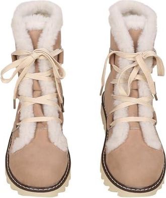 Generic Bottines &agrave; fermeture &eacute;clair lat&eacute;rale pour femmes Bottes courtes Chaussures simples pour femmes Chaussures d&eacute;contract&eacute;es Bottines pour femmes Rouge 41,