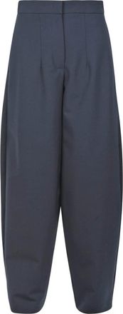 ottod'Ame Femme, Pantalons, Bleu, Taille: 38 FR Wide Pantalons