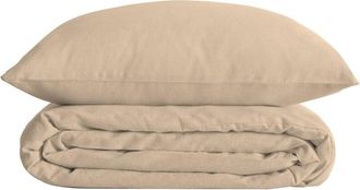 Atmosphera Atmosphera - Bettw&auml;sche Landiha Percale Beige Leinen 260x240cm cr&eacute;ateur dint&eacute;rieur